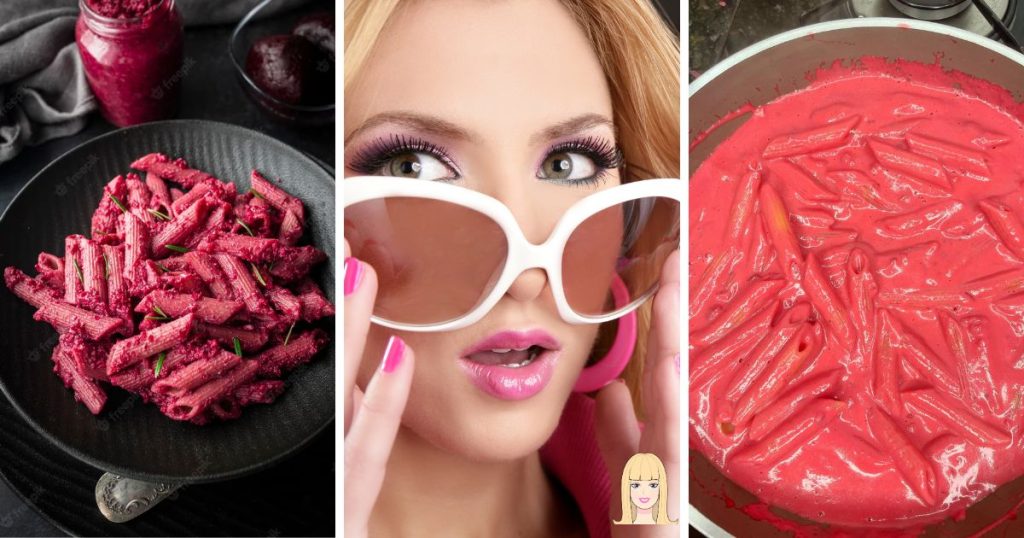 Macarrão Rosa da Barbie